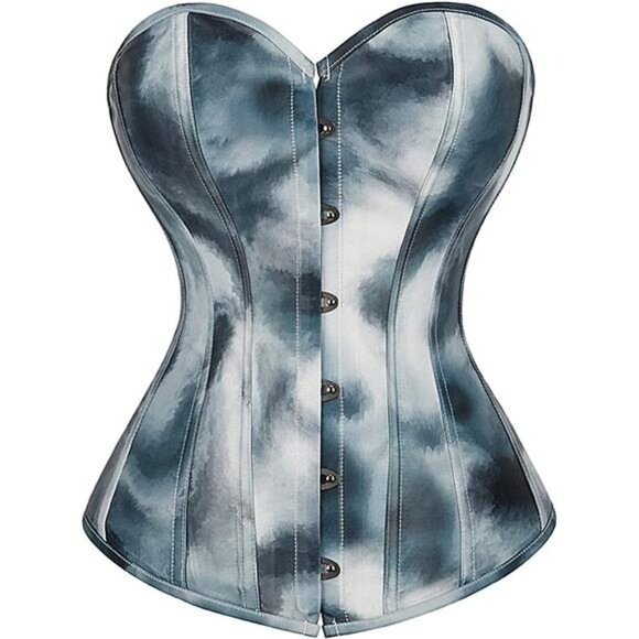 Tops | Plus Size Corsets For Women Colorful Corset Top Gray | Poshmark